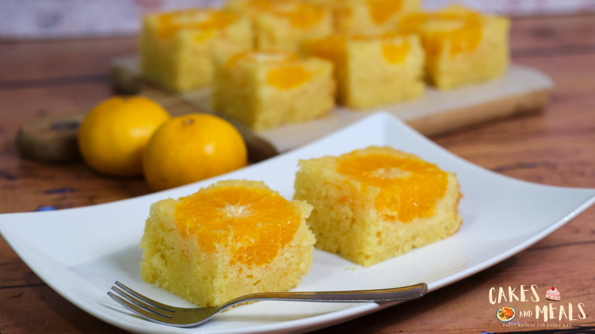Upside Down Tangerine Cake Recipe