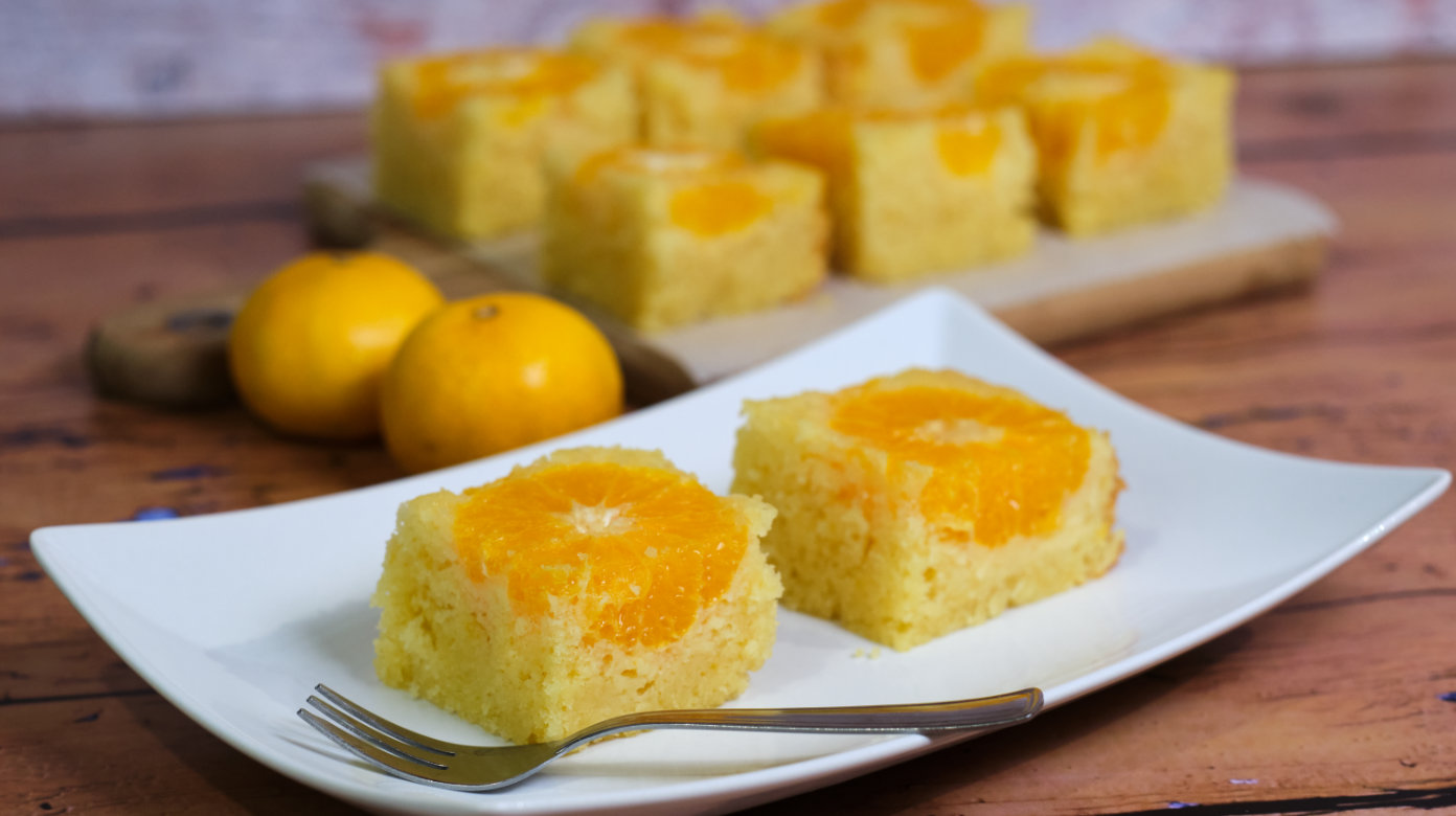 Upside Down Tangerine Cake Recipe